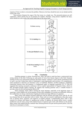 An Approach for Teaching English Language Grammar To Arab Young ...