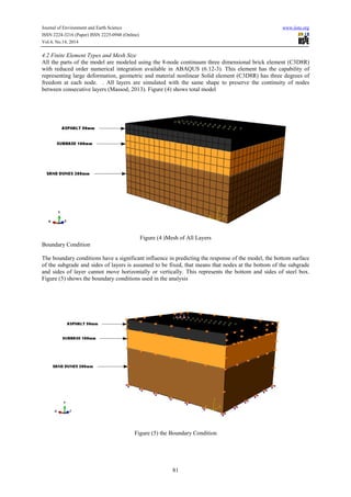 An approach in evaluating of flexible pavement in permanent deformation ...