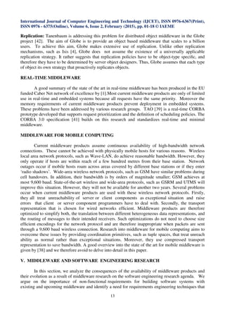 An approach of software engineering through middleware | PDF