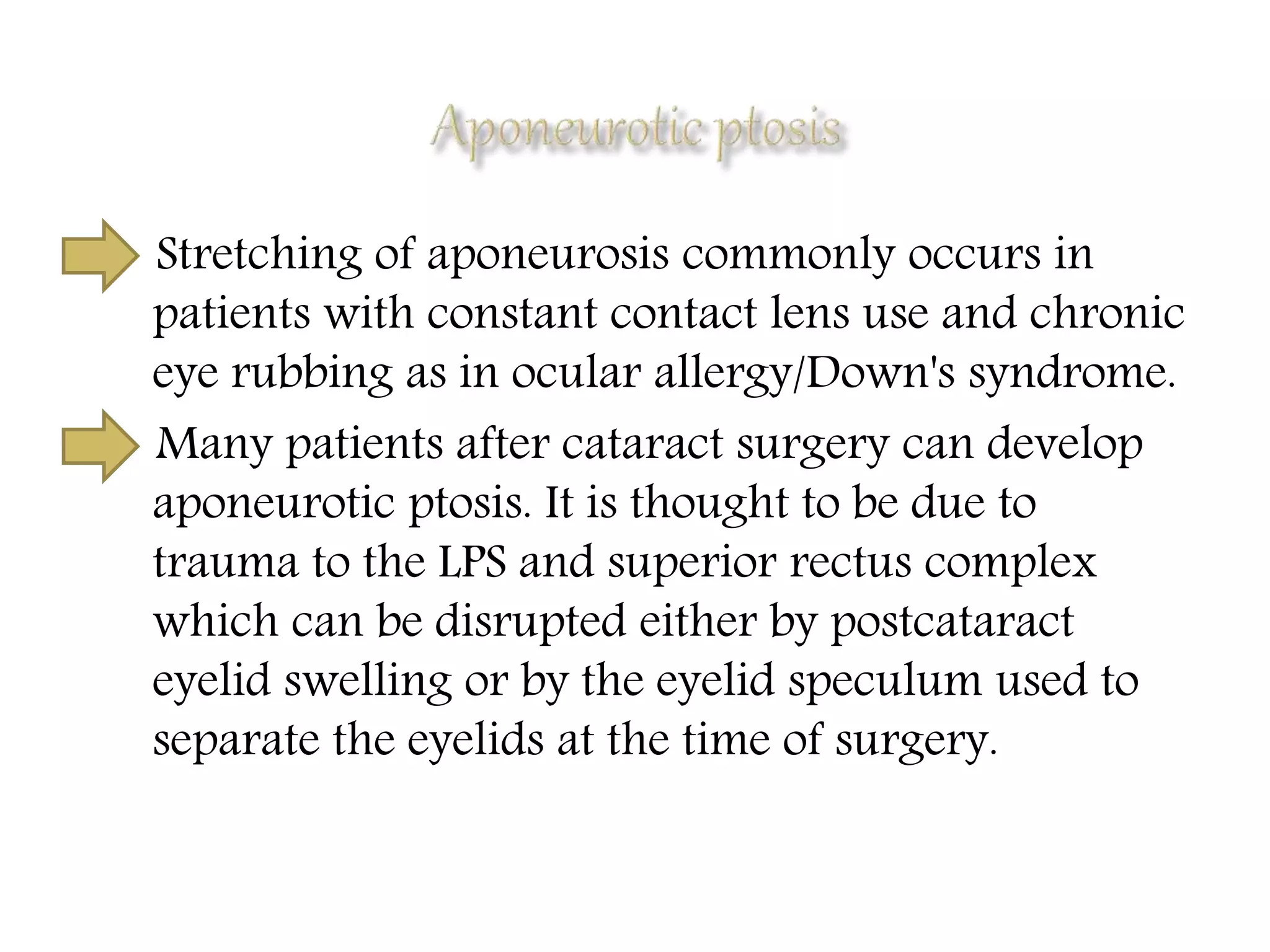An approach to a case of ptosis | PPTX