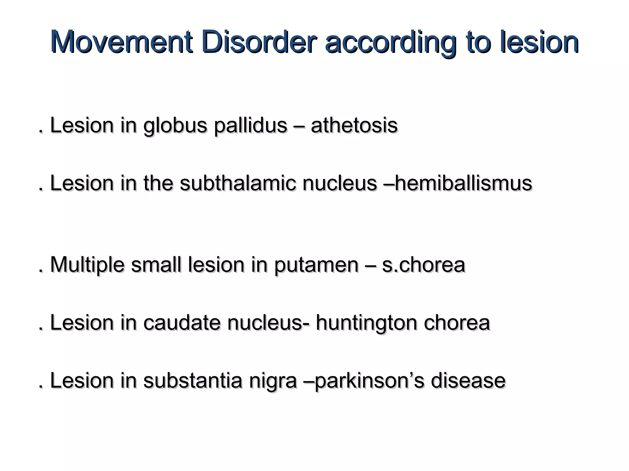 An approach to a child with abnormal movement | PPT