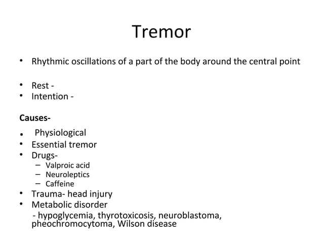 An approach to a child with abnormal movement | PPT | Brain and Nervous ...