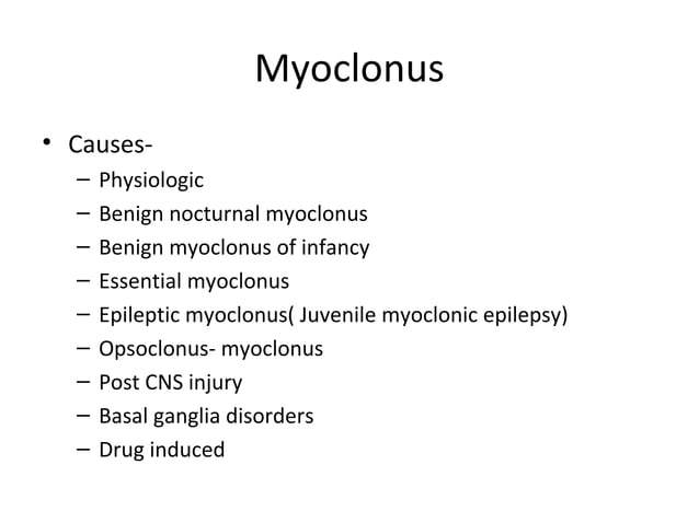 An approach to a child with abnormal movement | PPT | Brain and Nervous ...