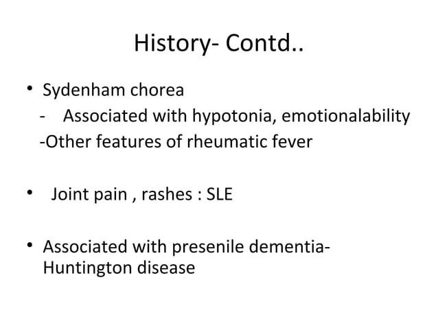 An approach to a child with abnormal movement | PPT | Brain and Nervous ...