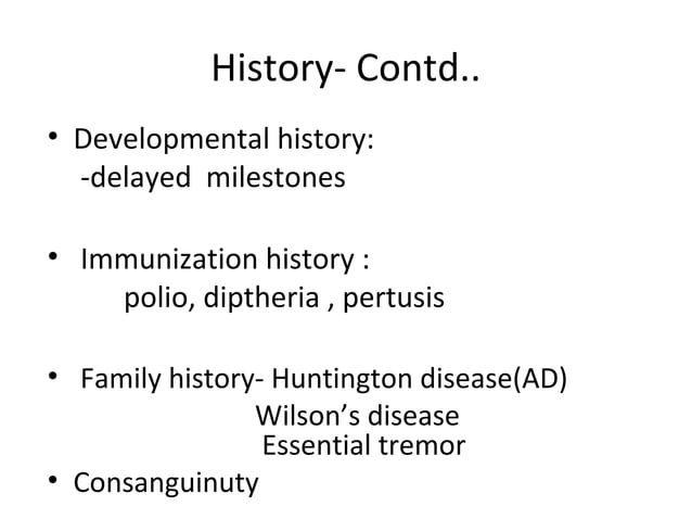An approach to a child with abnormal movement | PPT | Brain and Nervous ...