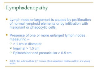 An approach to a child with Lymphadenopathy.ppt