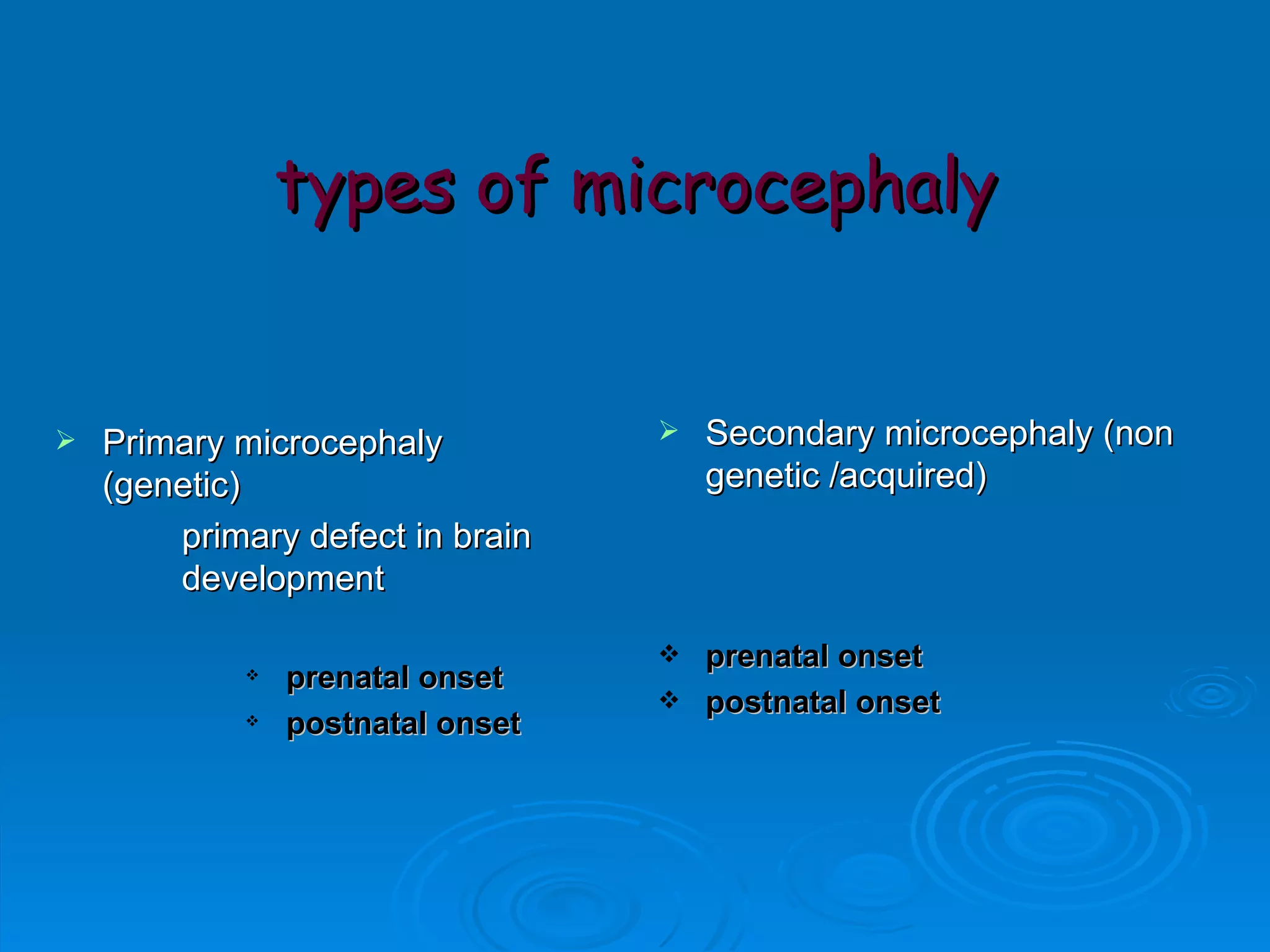 An approach to a chil with microcephaly | PPT