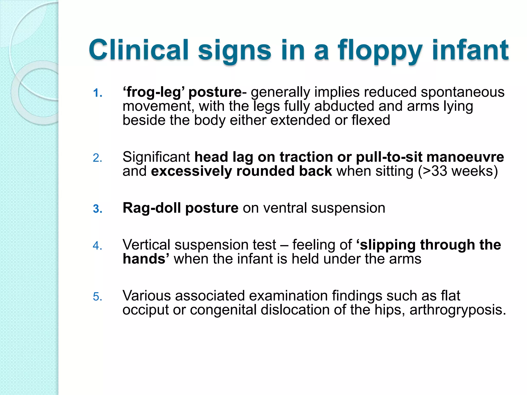 An approach to a Floppy infant - Dr Sujit | PPTX