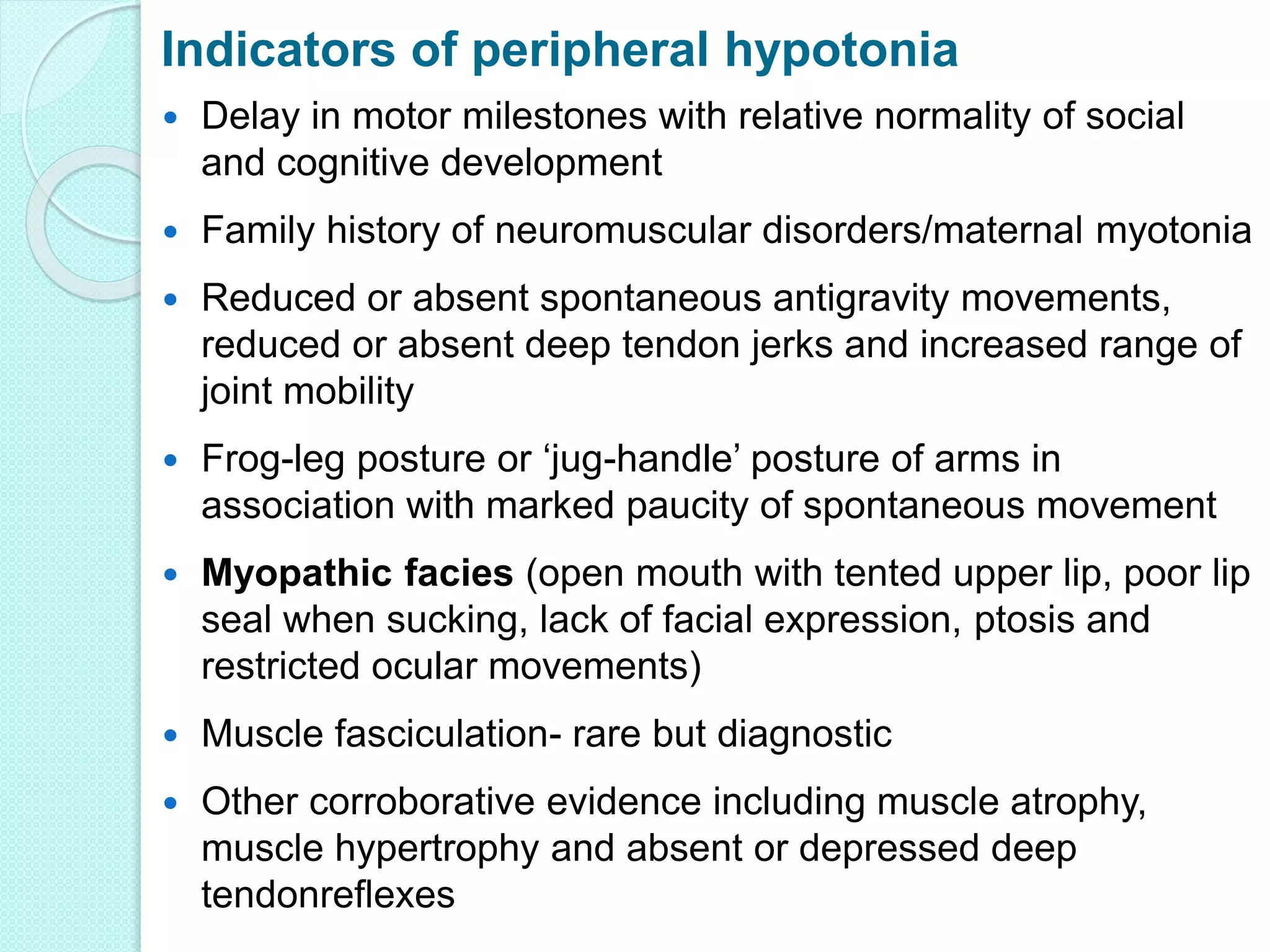 An approach to a Floppy infant - Dr Sujit | PPTX