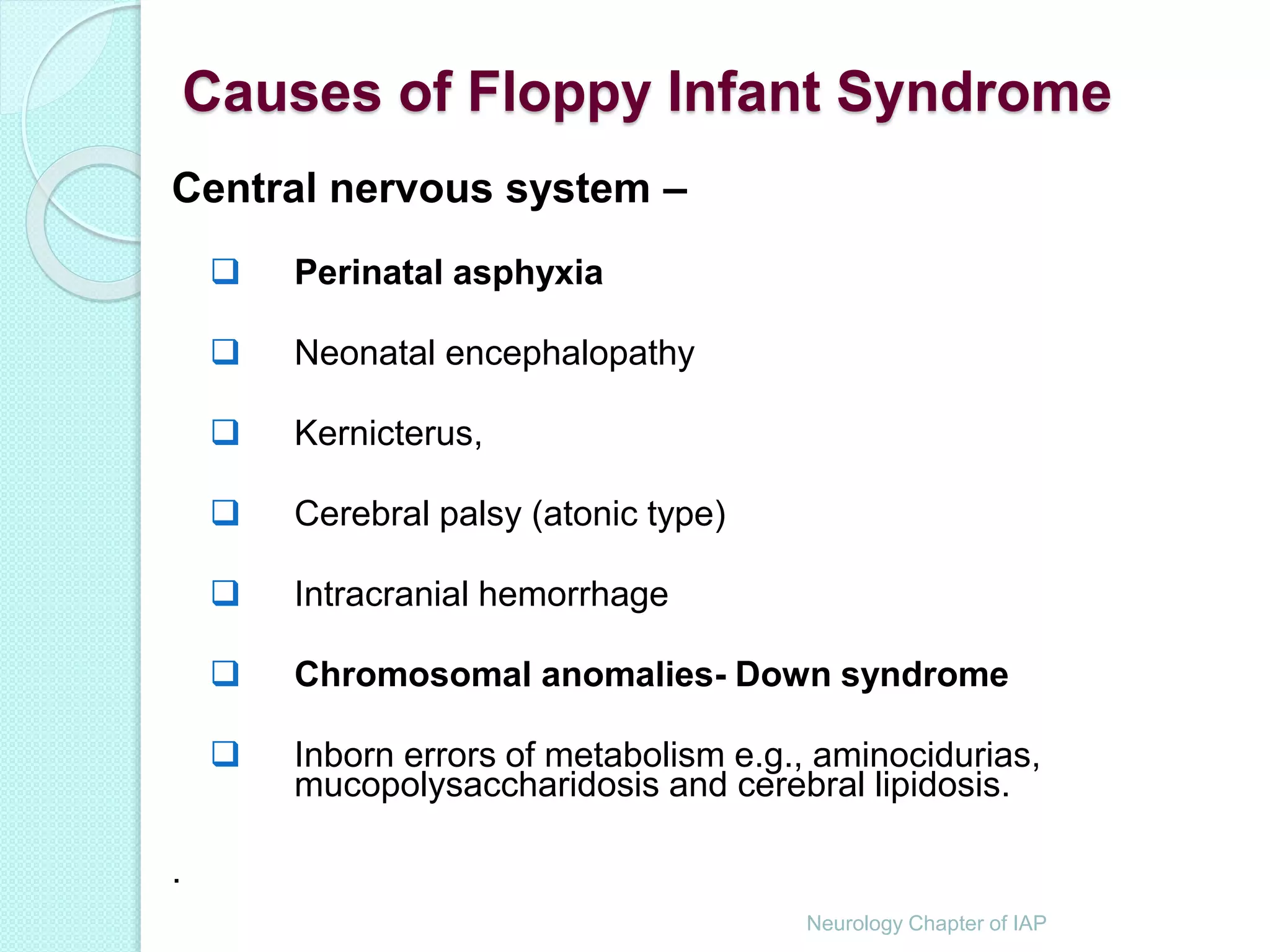 An approach to a Floppy infant - Dr Sujit | PPTX