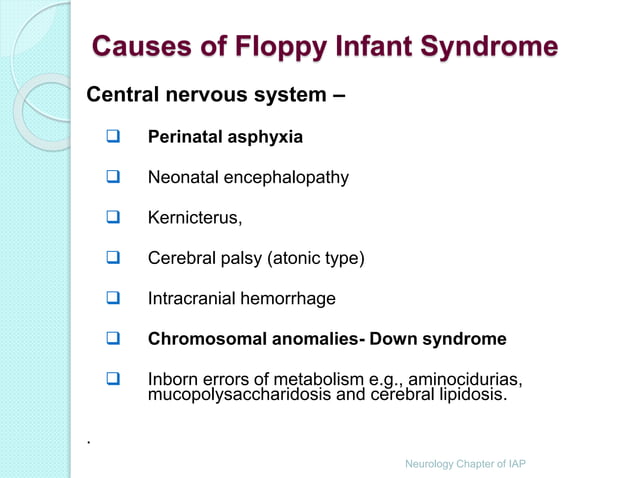 An approach to a Floppy infant - Dr Sujit | PPTX