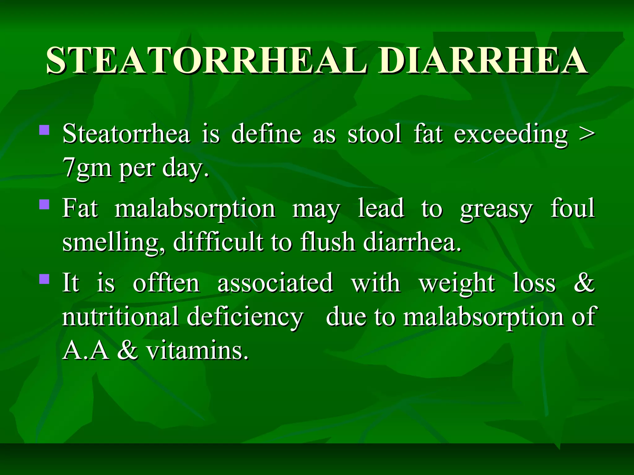 An approach to a patient with chronic diarrhea | PPT | Digestive ...