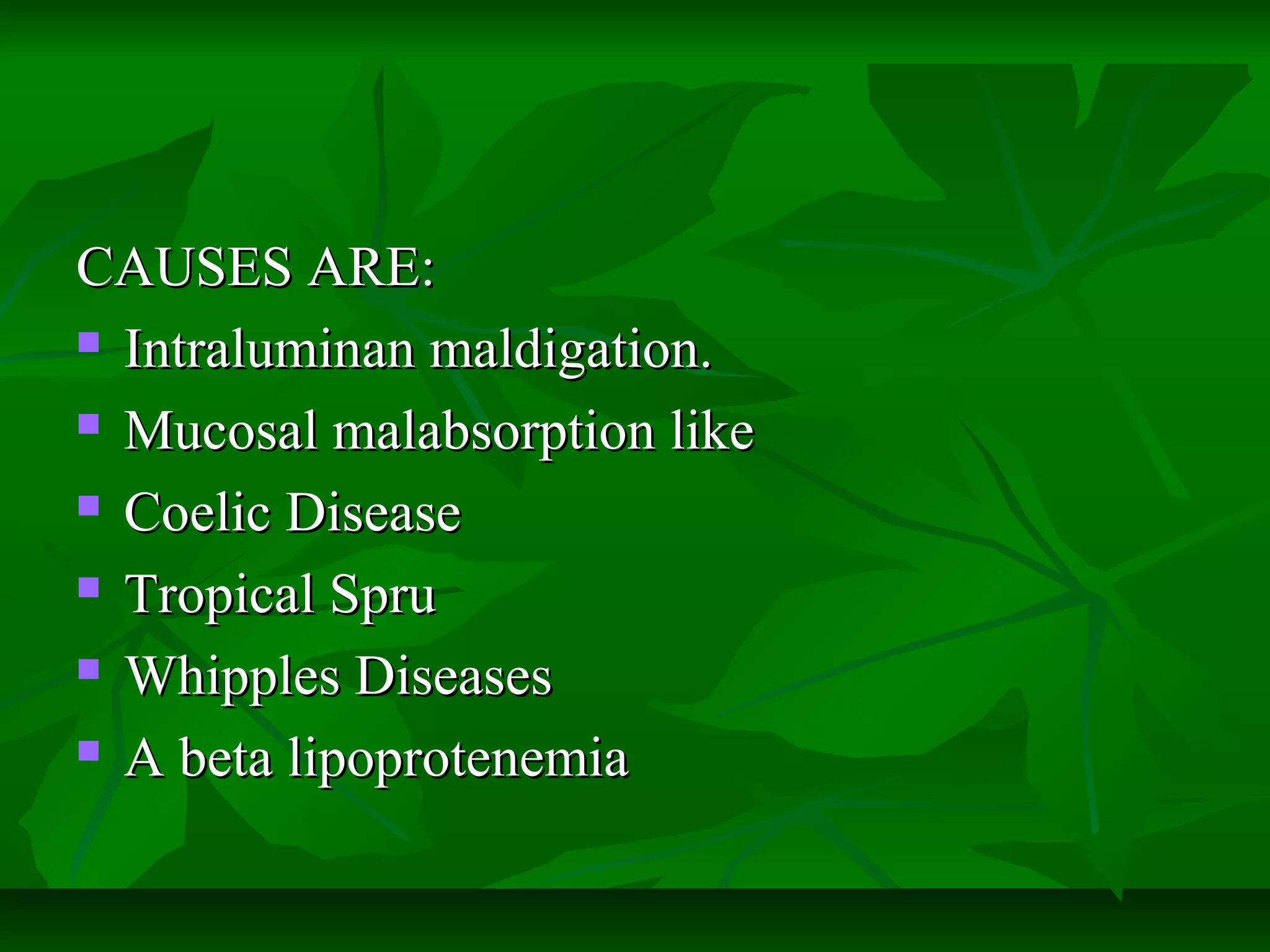 An approach to a patient with chronic diarrhea | PPT | Digestive ...