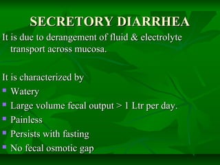 An approach to a patient with chronic diarrhea | PPT