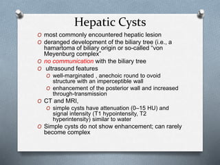 An approach to cystic hepatic lesions jk 05-aprl-2016 | PPTX