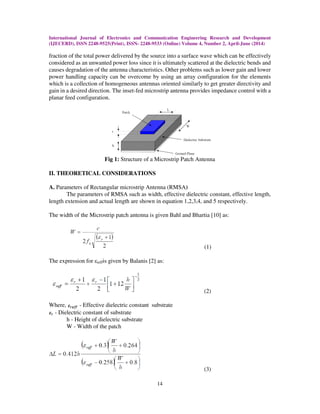 An approach to design a rectangular microstrip patch antenna in s band ...