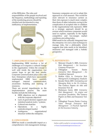 An approach to erm in the insurance industry apria 2002 rama warrier ...
