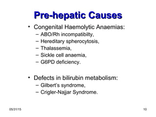 An approach to jaundice | PPT
