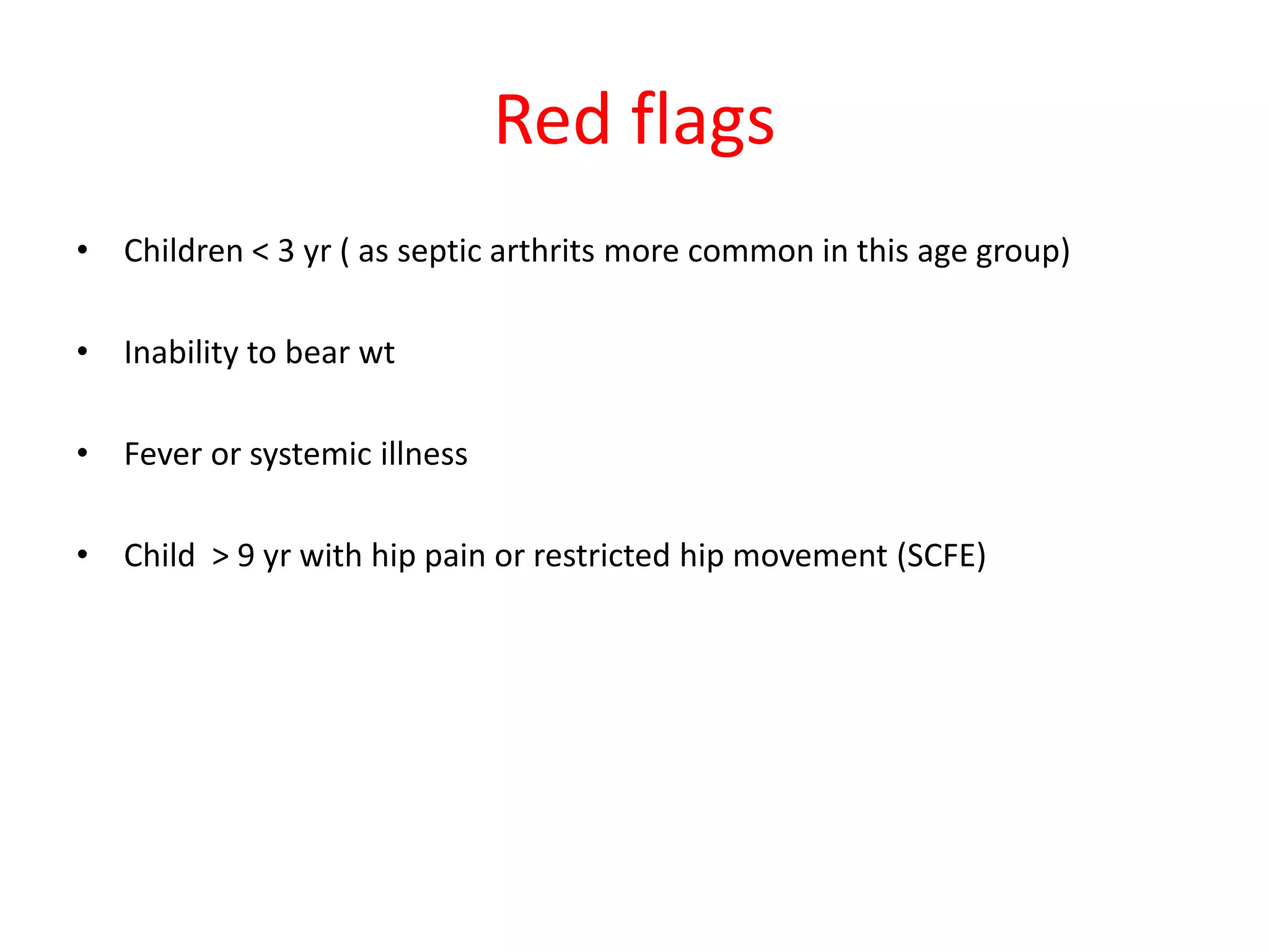 An approach to limping child | PPTX
