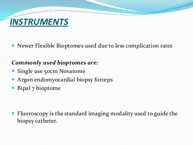 An approach to myocardial biopsy interpretation