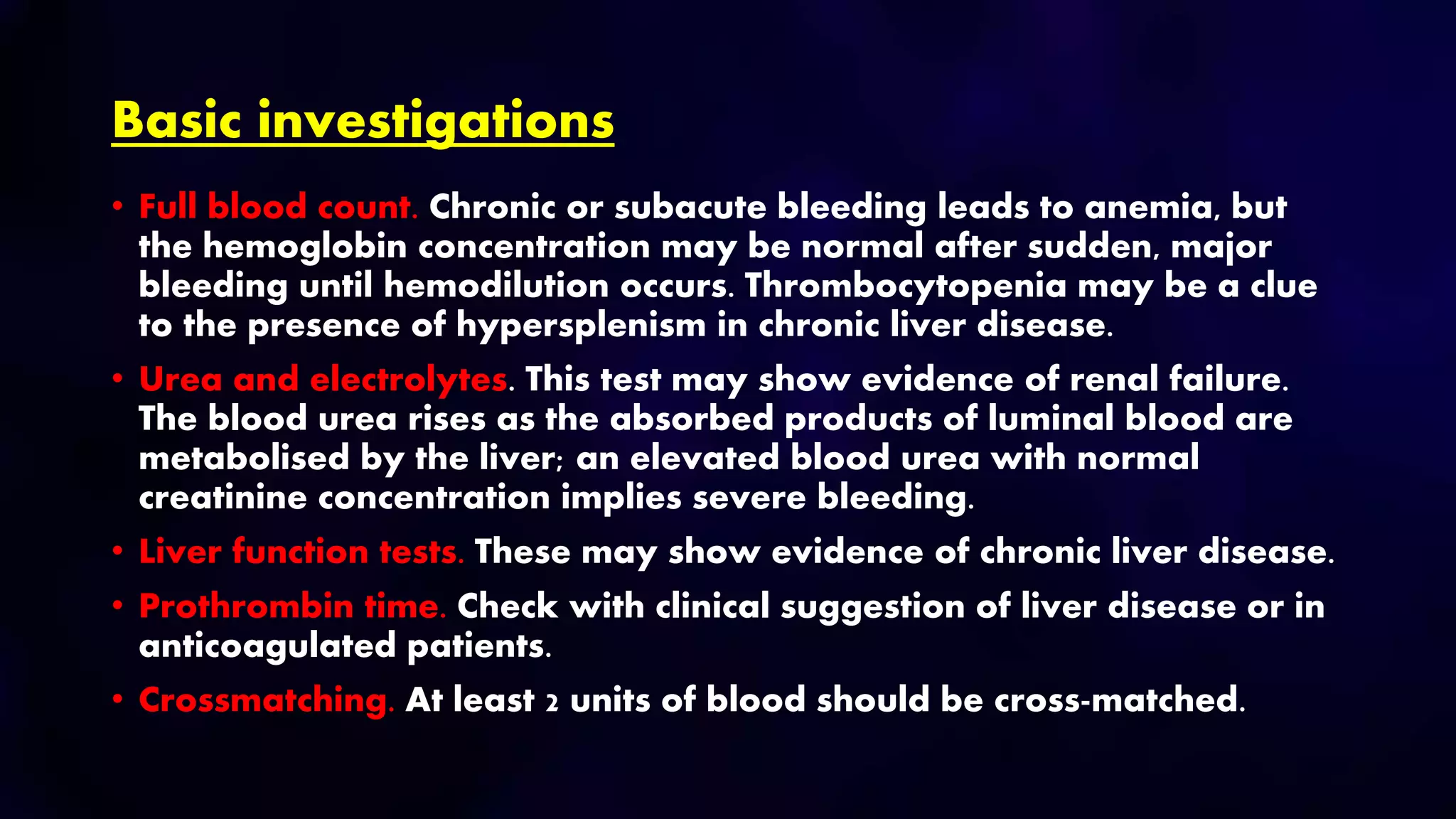 Upper GIT Bleeding | PPTX | Digestive Disorders | Diseases and Conditions