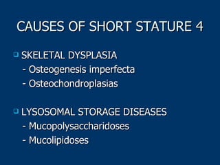 An approach to short stature in children td | PPT