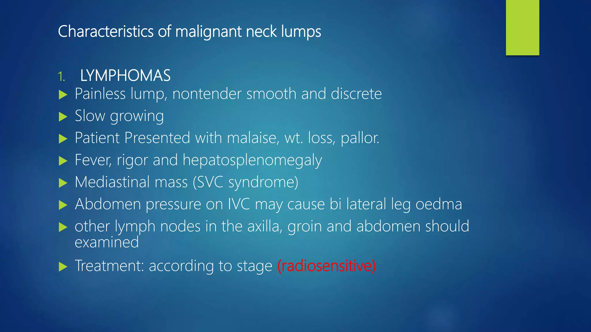 An approach to the neck mass | PPTX