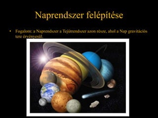 A naprendszer és a nap | PPTX