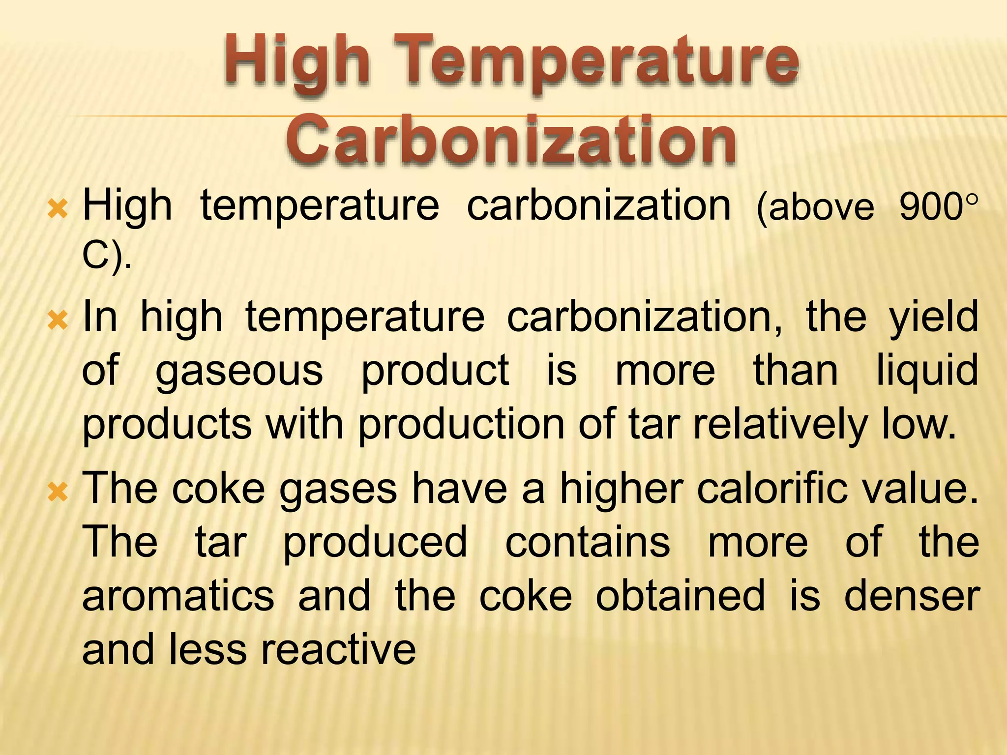 (Carbonization, Fuel Types) | PPTX