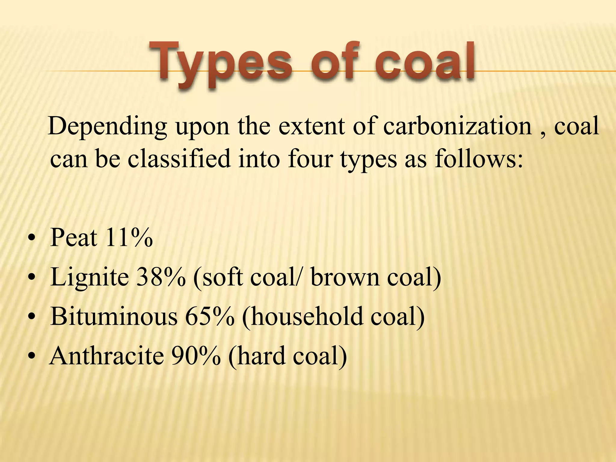 (Carbonization, Fuel Types) | PPTX