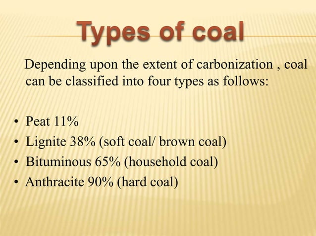 (Carbonization, Fuel Types) | PPTX | Chemistry | Science