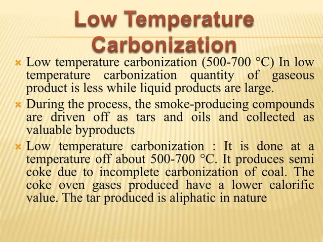 (Carbonization, Fuel Types) | PPTX | Chemistry | Science