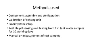 An aquaculture remote pH monitoring system.pptx