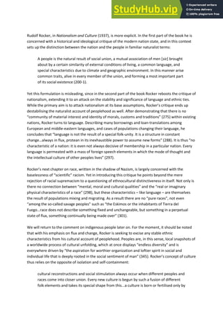 Anarchism And Nationalism | PDF