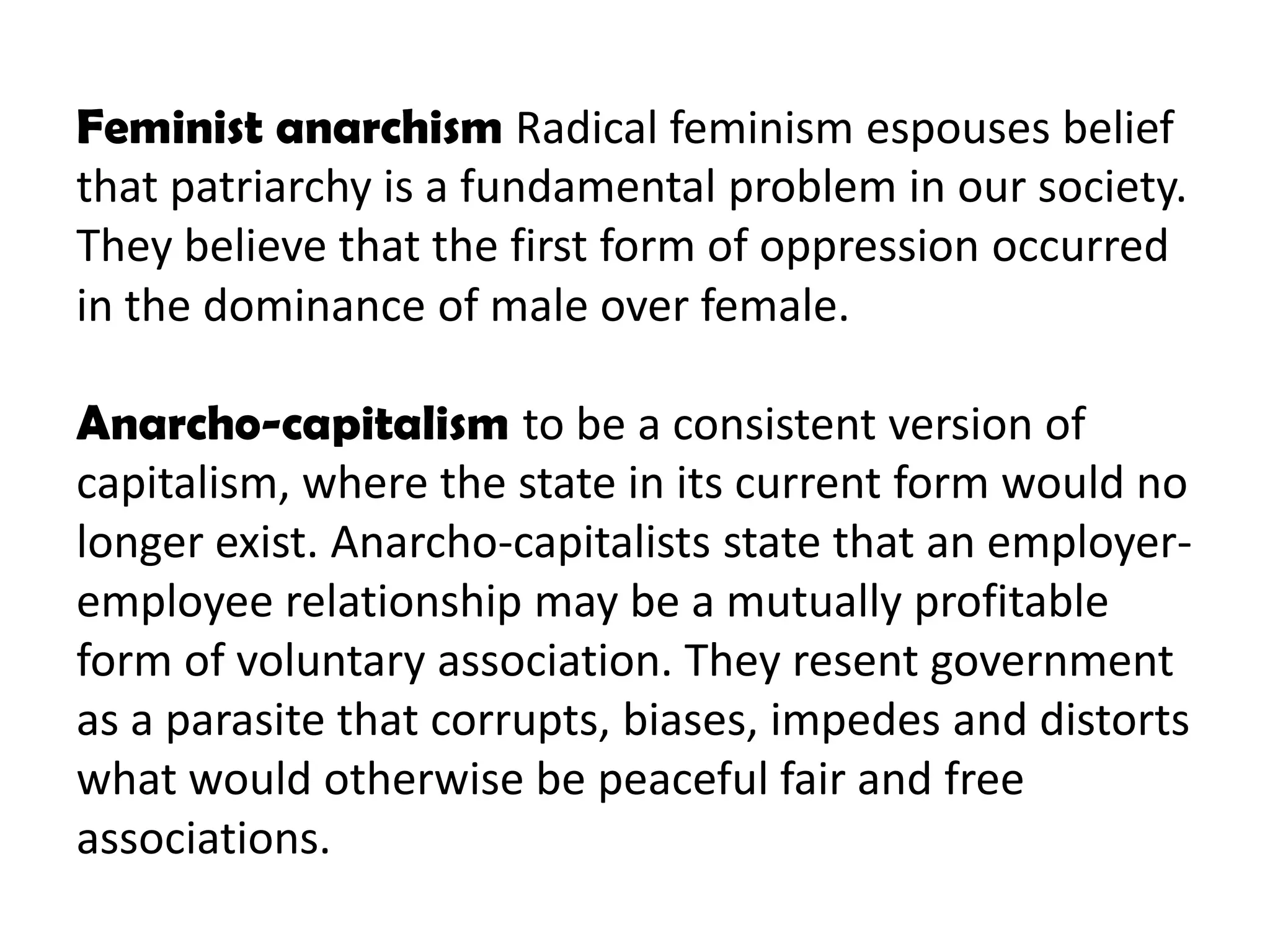 Anarchism | PPTX