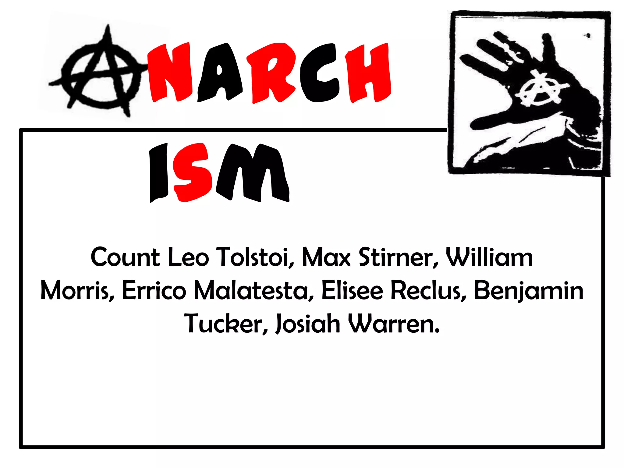 Anarchism | PPTX