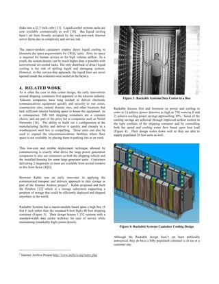 An architacture for modular datacenter | PDF