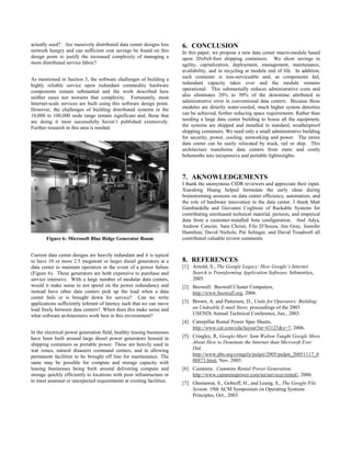 An architacture for modular datacenter | PDF