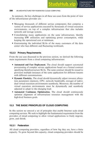 An Architecture For Federated Cloud Computing | PDF | Cloud Computing ...