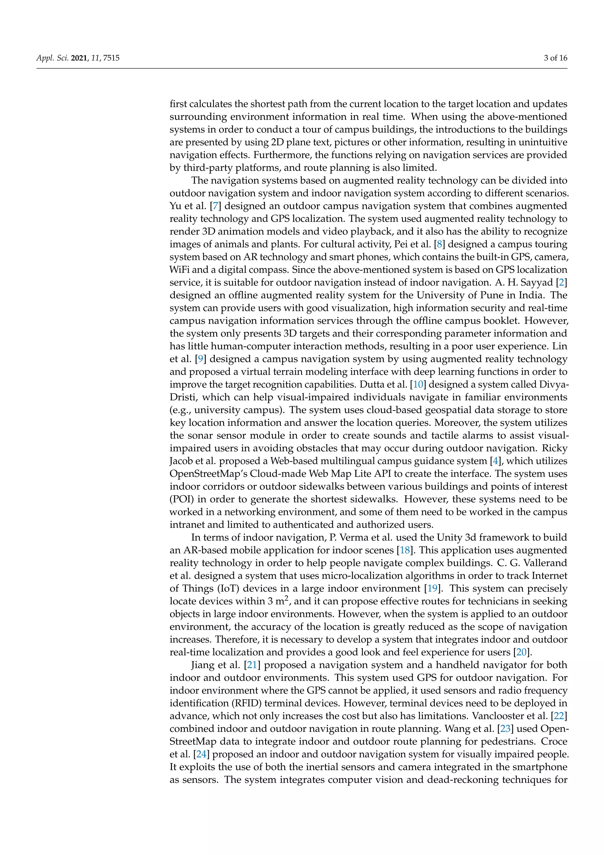 An ar core based augmented reality campus navigation system | PDF