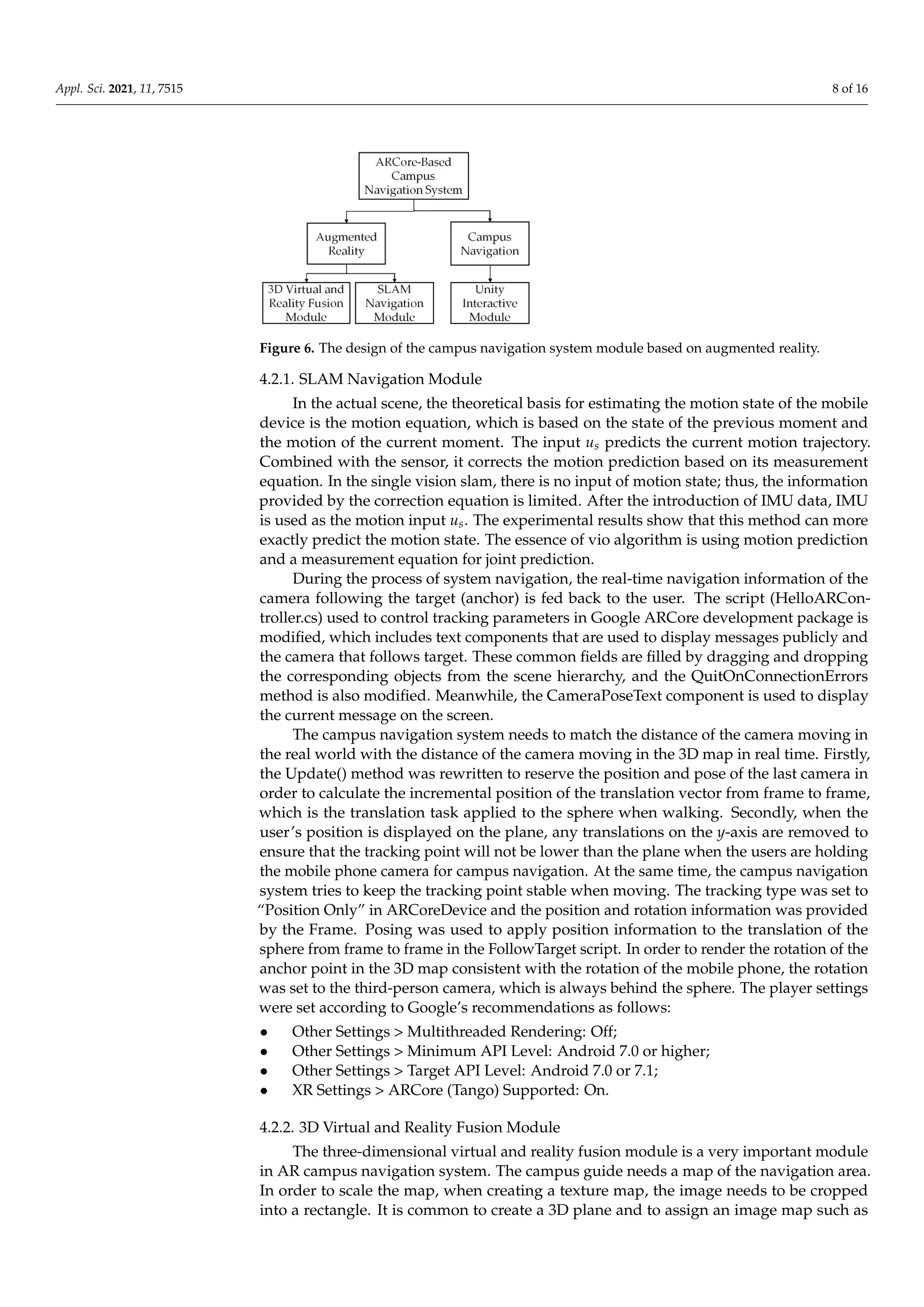 An ar core based augmented reality campus navigation system | PDF