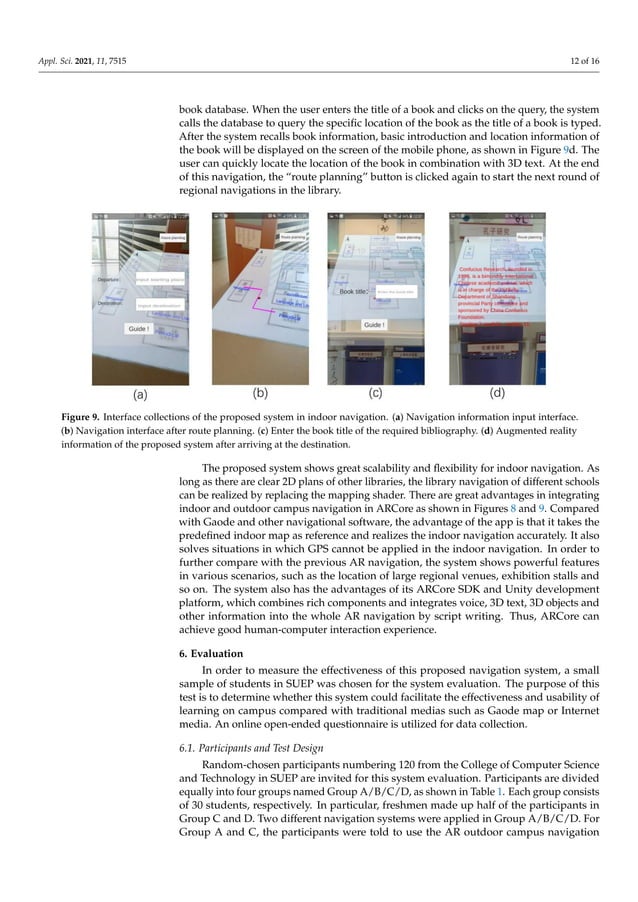 An ar core based augmented reality campus navigation system | PDF | Augmented Reality ...