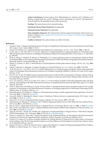 An ar core based augmented reality campus navigation system | PDF