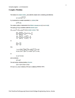 An argand diagram uses the real and imaginary parts of a complex number ...