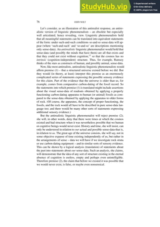 An Argument For Metaphysical Realism | PDF