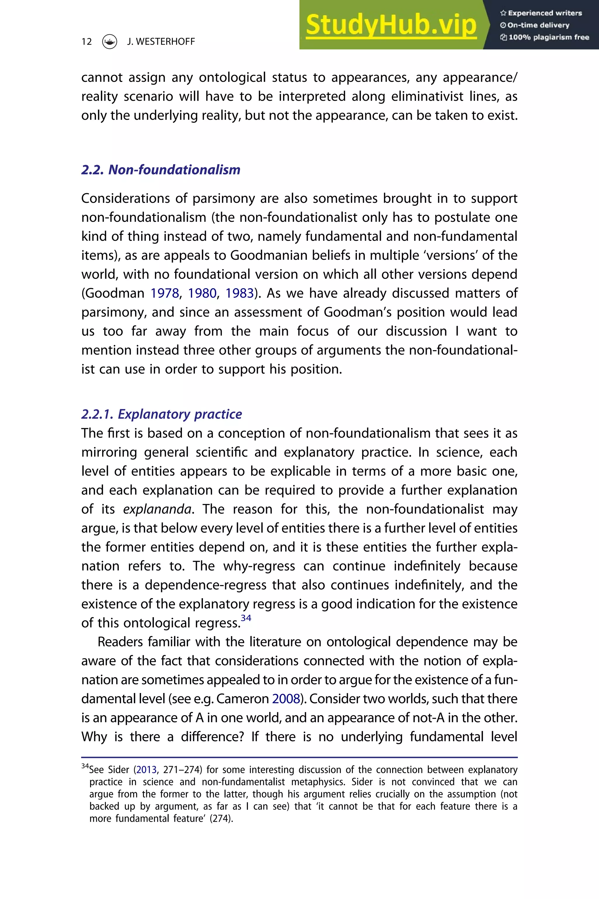 An Argument For Ontological Nihilism | PDF