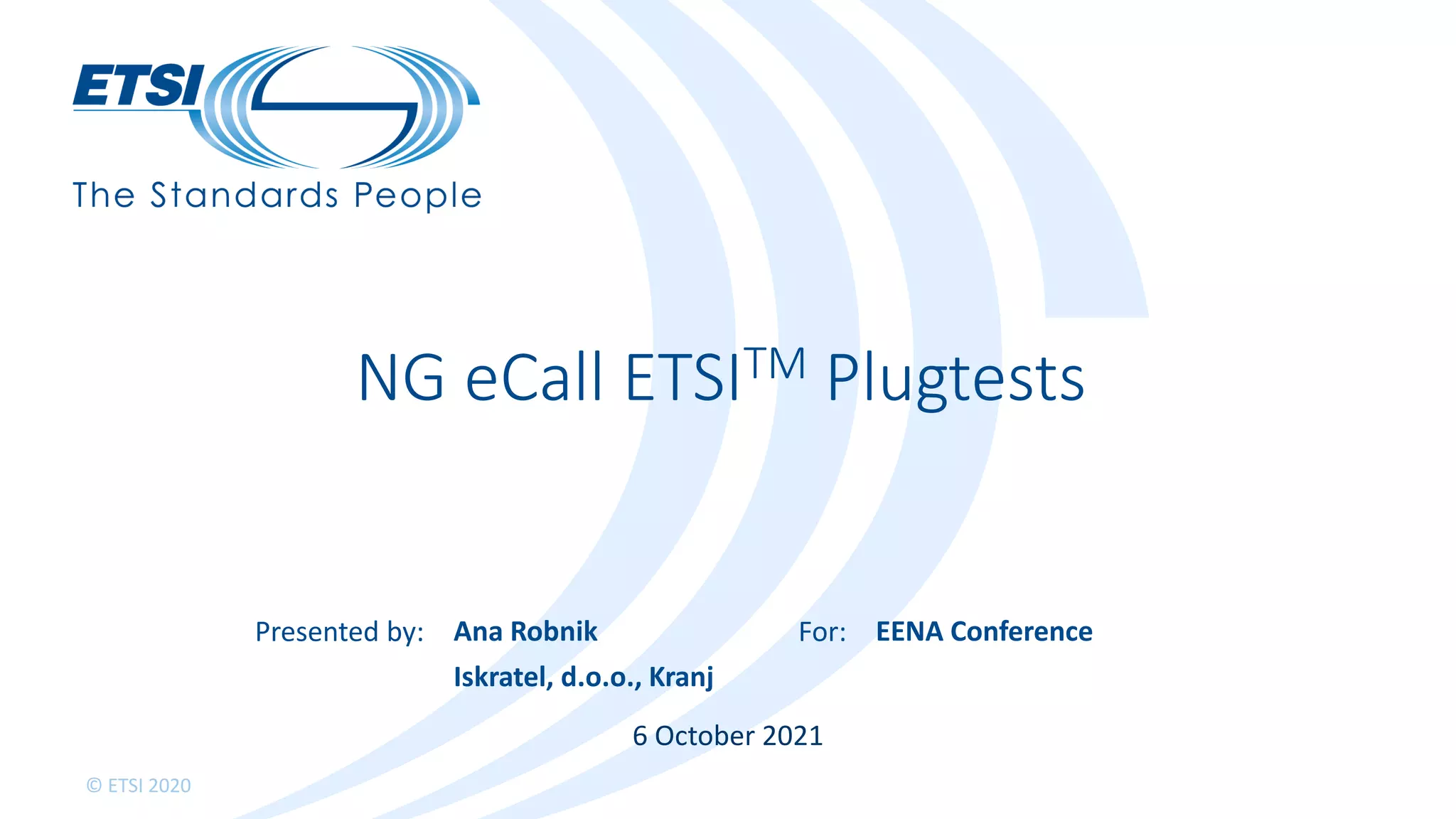Next Generation eCall (2/3) | PPT