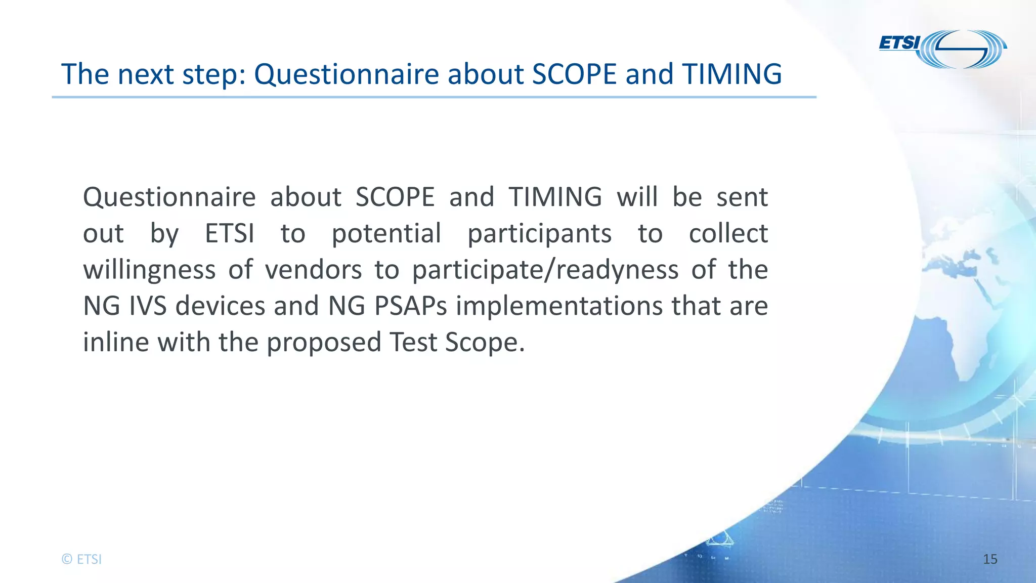 Next Generation eCall (2/3) | PPT