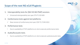 Next Generation eCall (2/3) | PPT