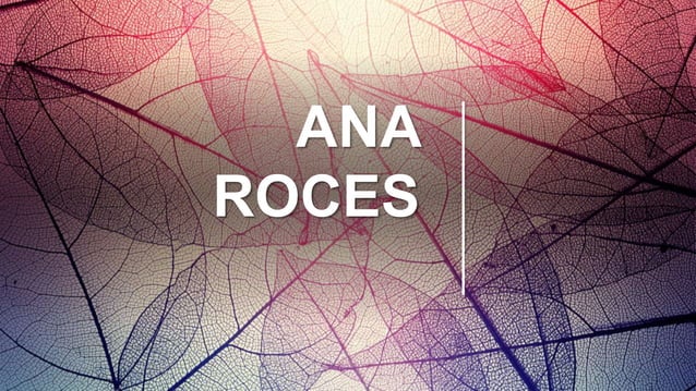 Ana Roces Biography, Life, Career, PersonaliLife.pptx | Television ...